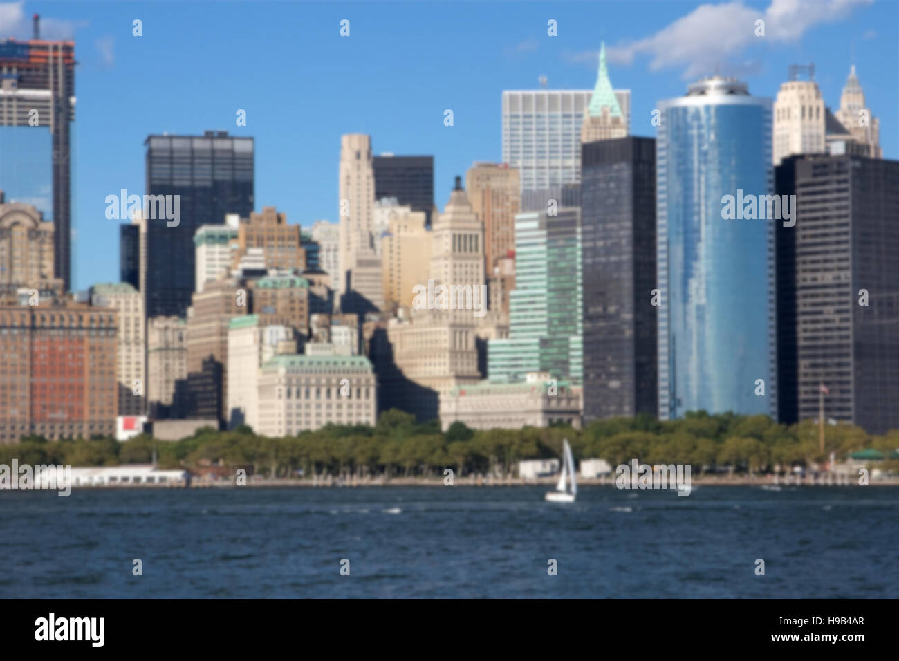 Blurred background towers downtown hi-res stock photography and images ...
