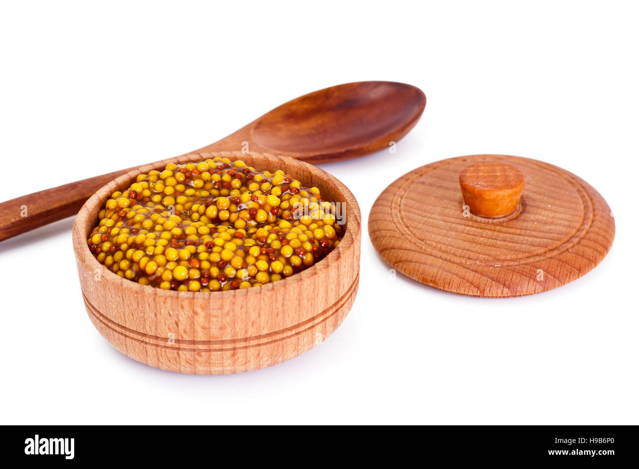 French Grain Mustard Studio Photo Stock Photo - Alamy