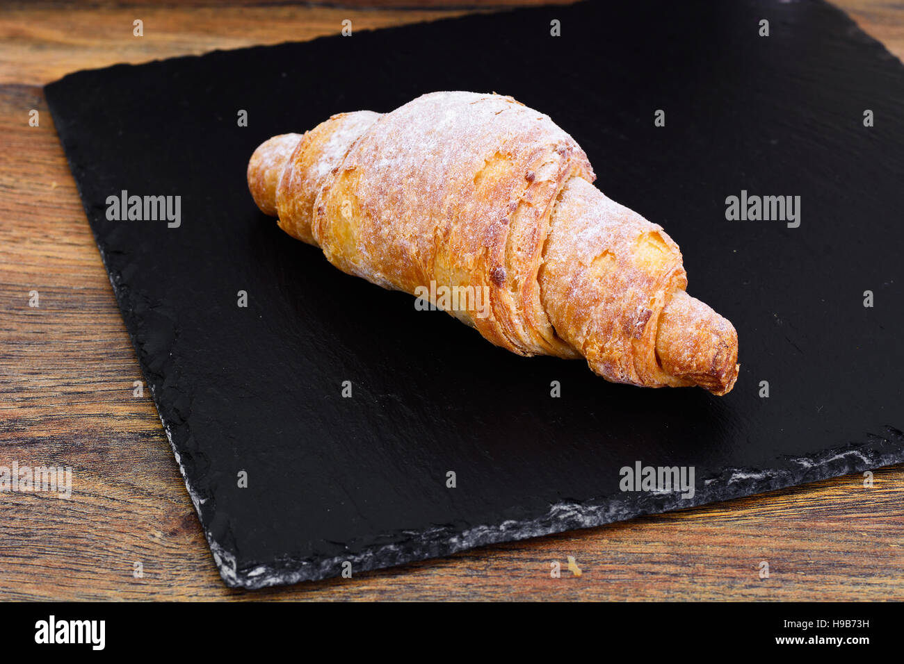 Tasty Sweet Croissant Studio Photo Stock Photo - Alamy
