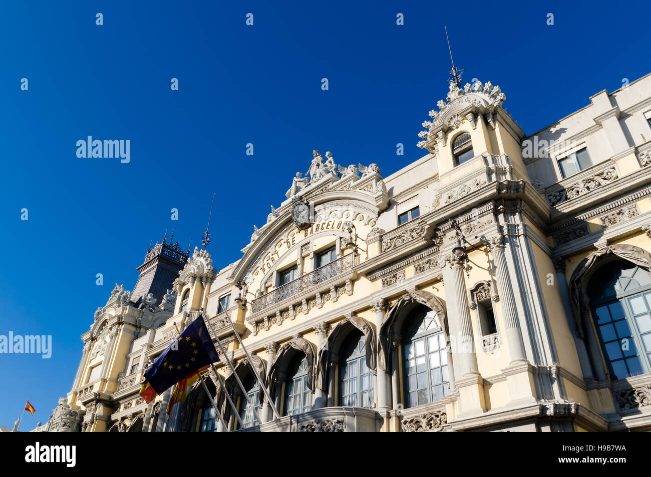 Barcelona, Spain - Okt. 9 2011: The Old Customs House is one of the ...
