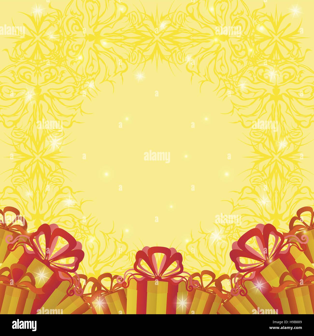 Holiday Background with Gift Boxes Stock Vector Image & Art - Alamy