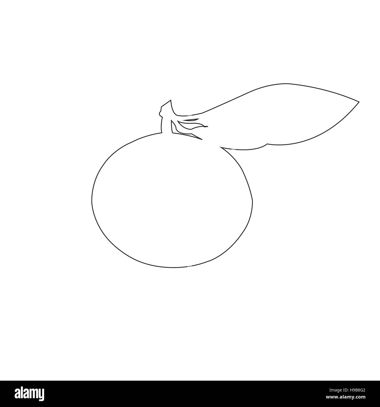 Lemon icon on white Stock Vector Images - Alamy