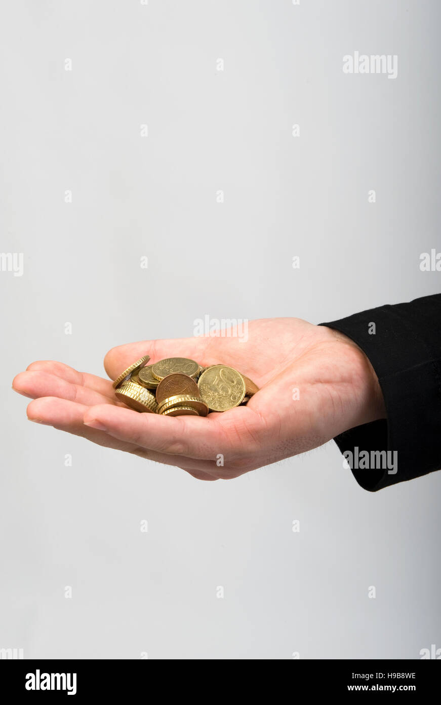 Gold coins shows finances hi-res stock photography and images - Alamy