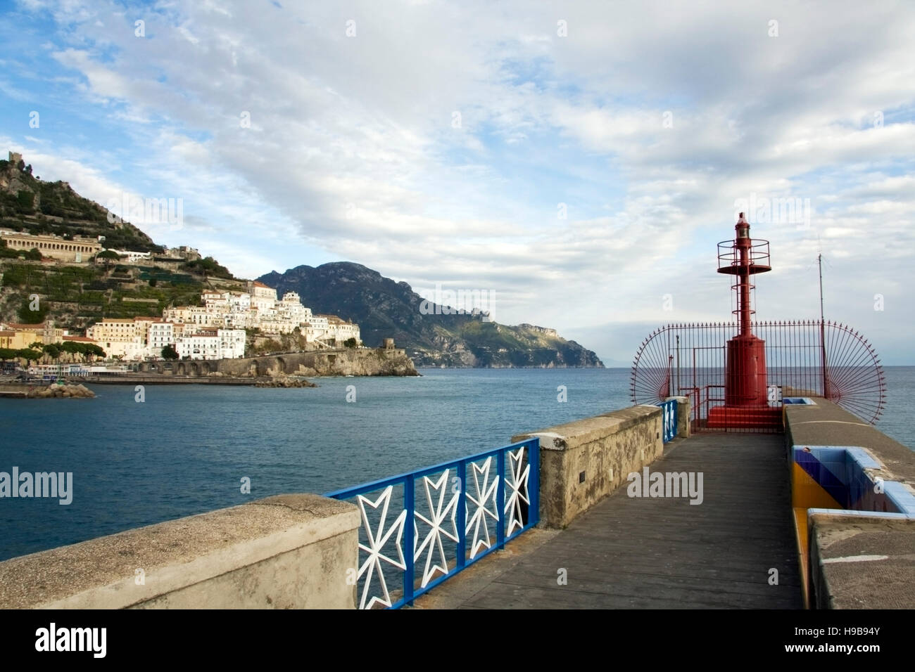 Marina from the lighthouse, Amalfi, Costiera Amalfitana, Amalfi Coast ...
