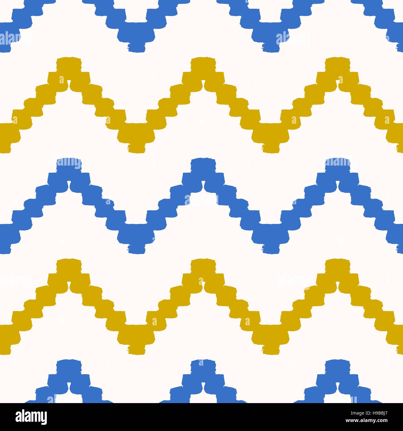 Yellow Chevron Page Border