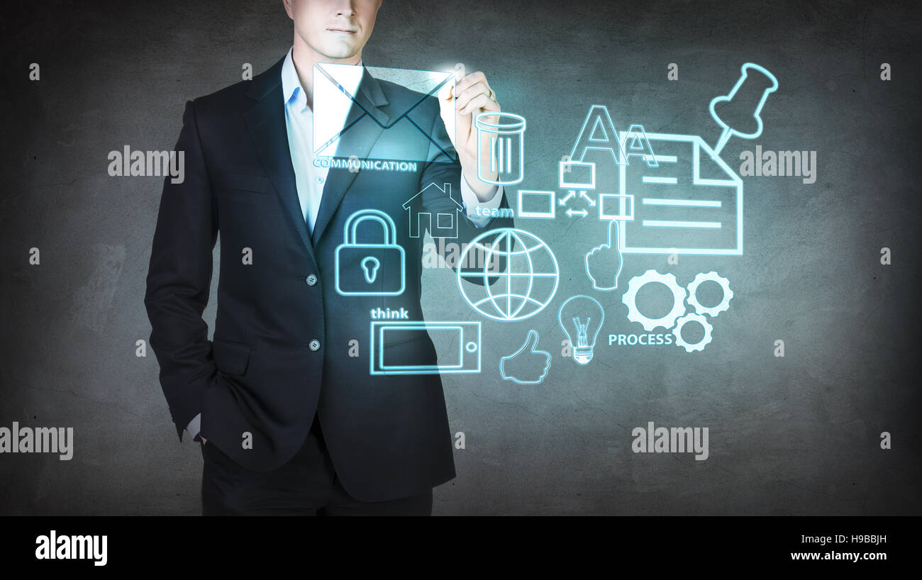 Digital icons hi-res stock photography and images - Alamy