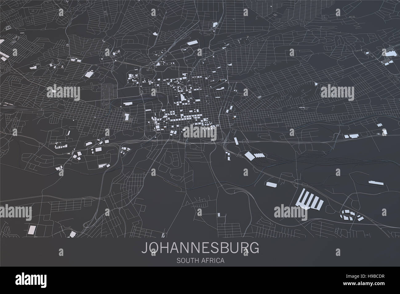 Johannesburg Map High Resolution Stock Photography and Images - Alamy