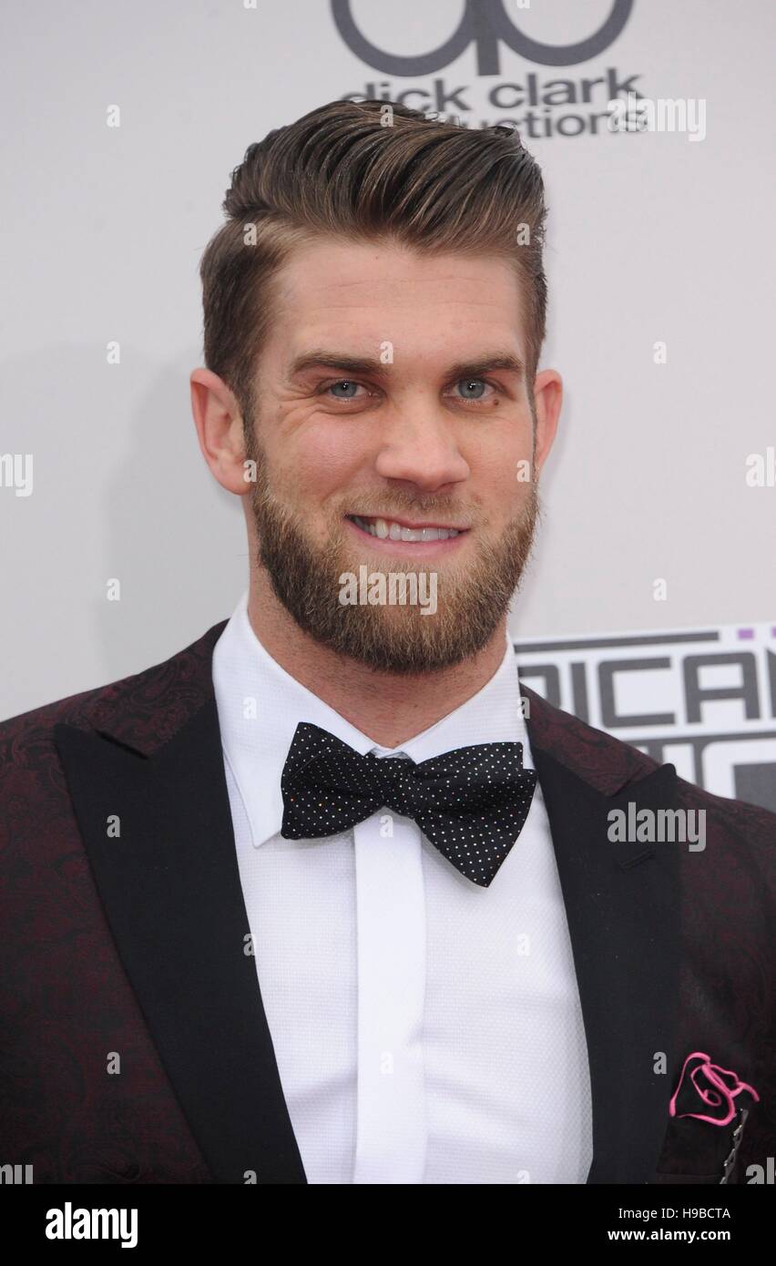 Los Angeles, CA, USA. 20th Nov, 2016. Bryce Harper at arrivals for 2016 ...