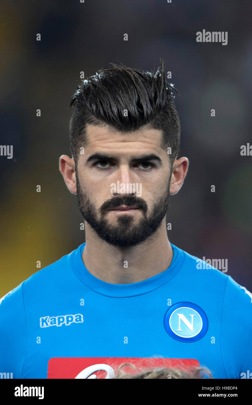 Udine, Italy. 19th Nov, 2016. Elseid Hysaj (Napoli) Football/Soccer ...