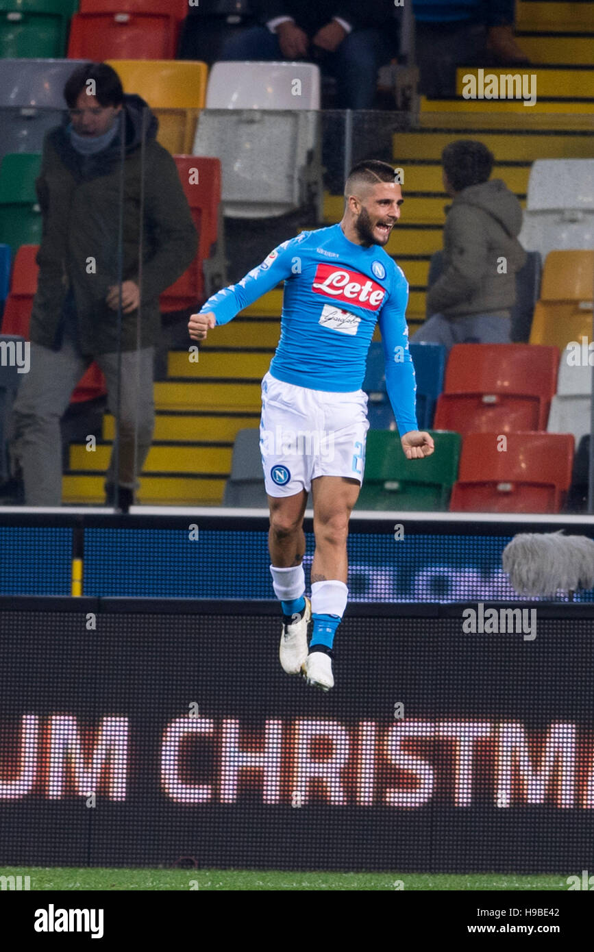 Udine, Italy. 19th Nov, 2016. Lorenzo Insigne (Napoli) Football/Soccer ...