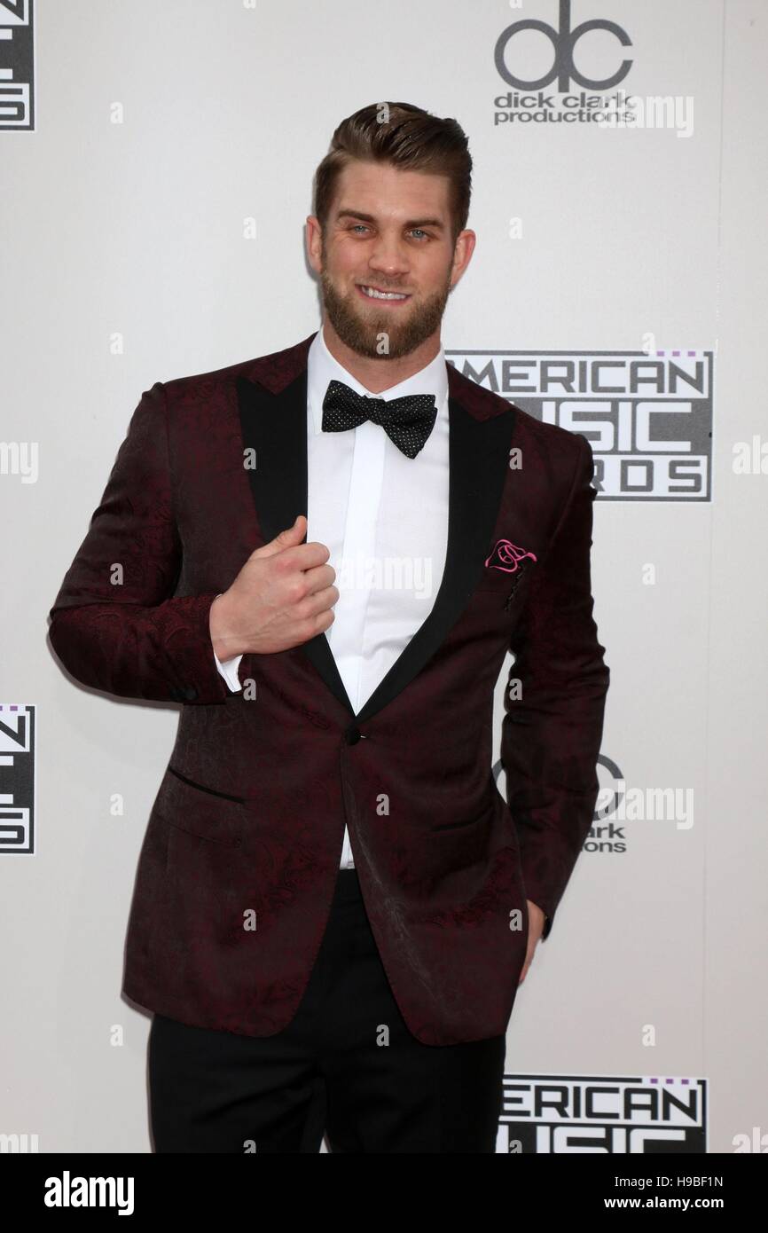 Los Angeles, CA, USA. 20th Nov, 2016. Bryce Harper at arrivals for 2016 ...