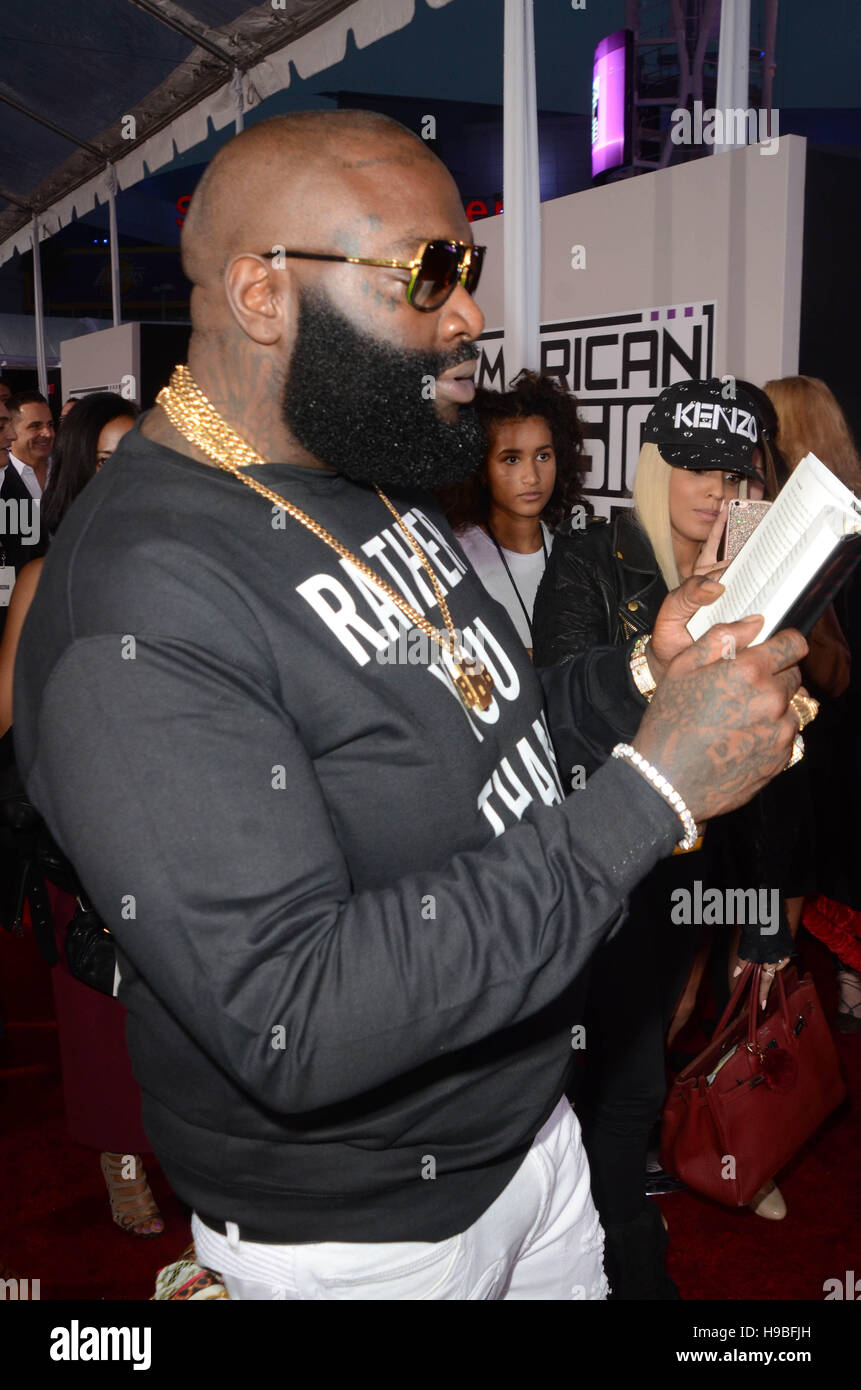 Los Angeles, Ca, USA. 20th Nov, 2016. Rick Ross at Westwood One on the ...