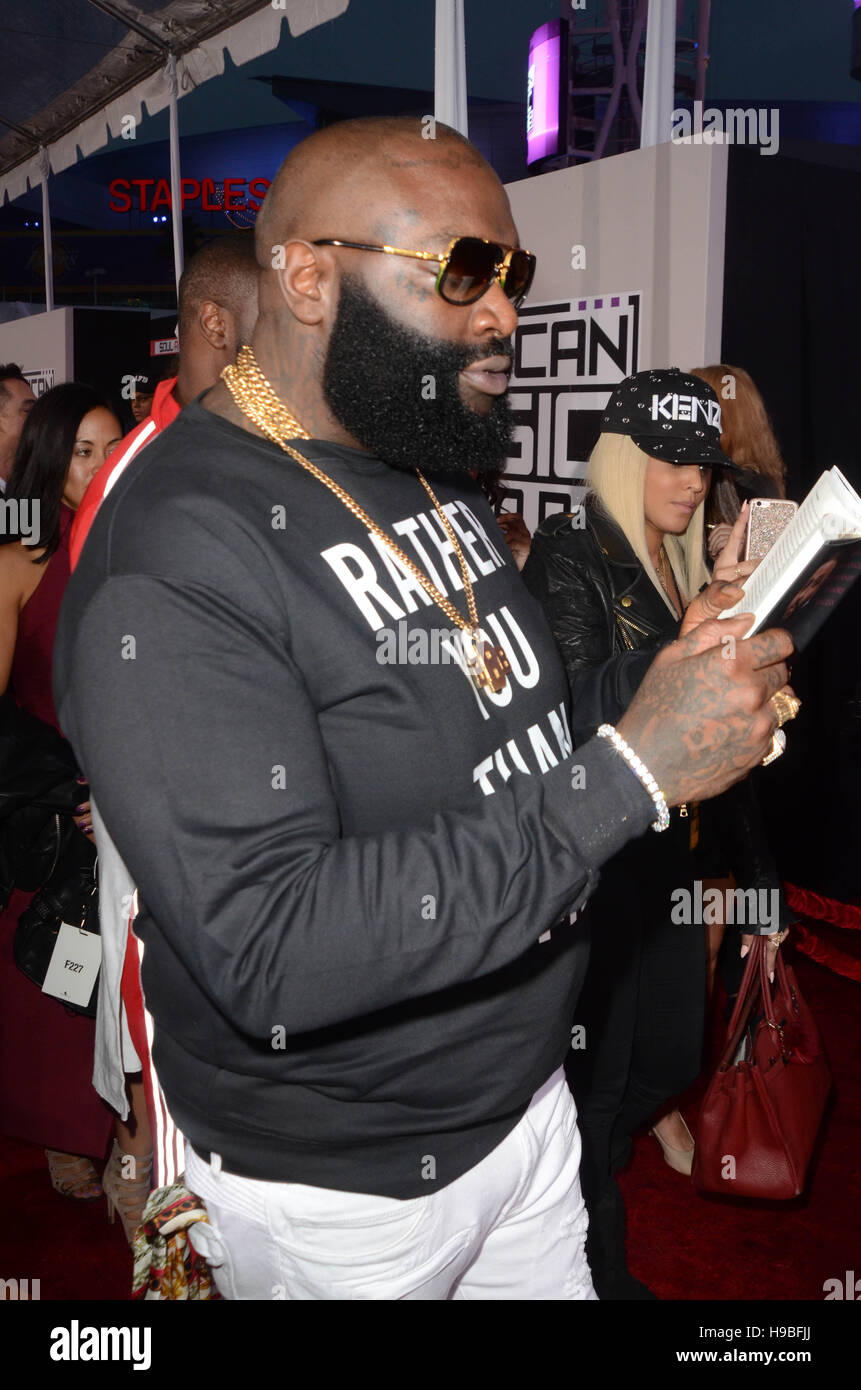 Los Angeles, Ca, USA. 20th Nov, 2016. Rick Ross at Westwood One on the ...