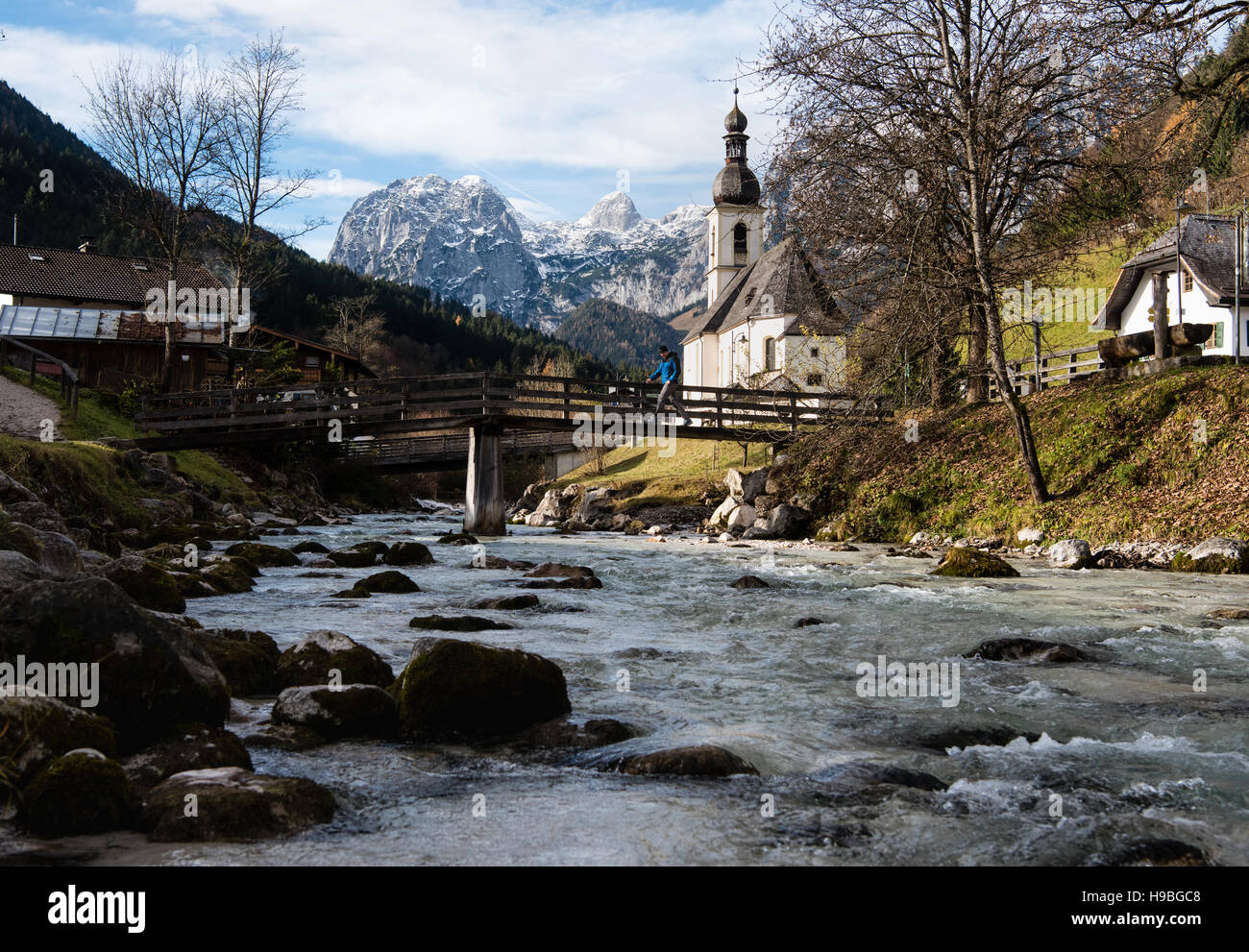 Parish church st sebastian ramsauer hi-res stock photography and images ...