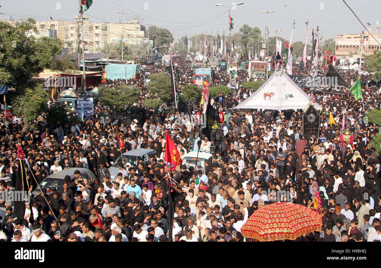 Chaman, Pakistan. 21st Nov, 2016. Shiite mourners of Imam Hussain (A.S ...