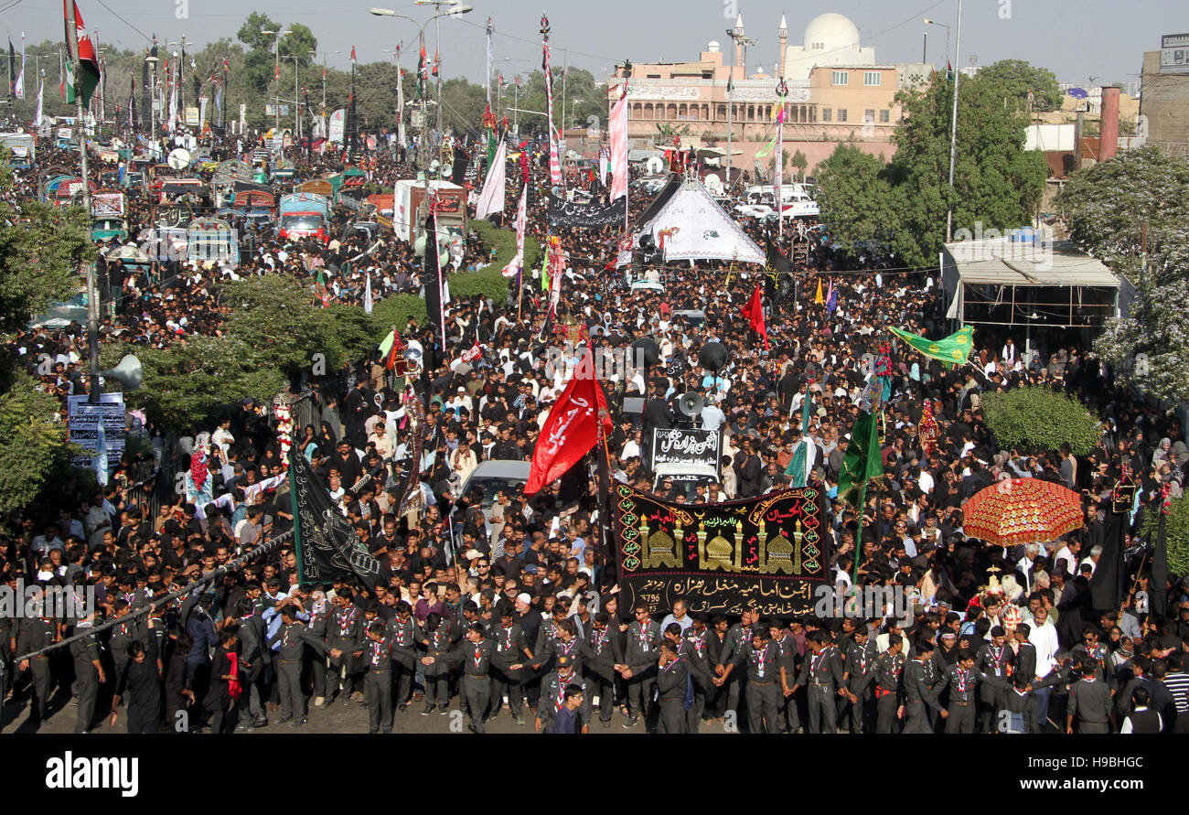 Chaman, Pakistan. 21st Nov, 2016. Shiite mourners of Imam Hussain (A.S ...