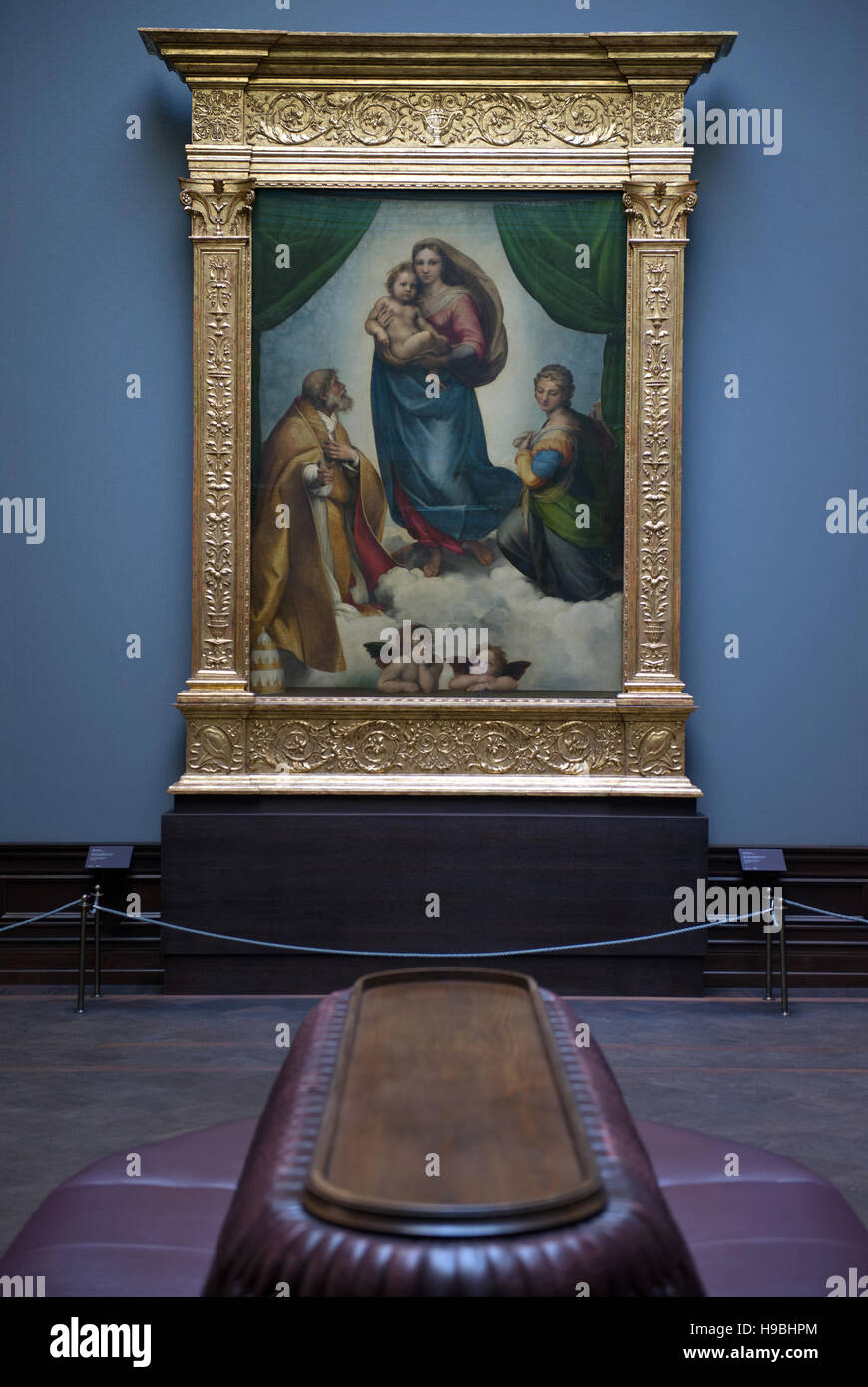 Dresden, Germany. 21st Nov, 2016. The painting 'Sistine Madonna' (c) by ...