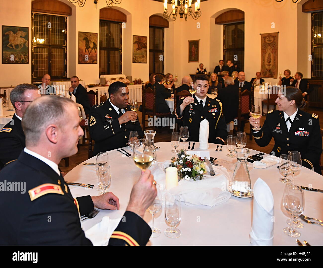 Andrew Schapiro, the U.S. ambassador to the Czech Republic, Ben Hodges ...