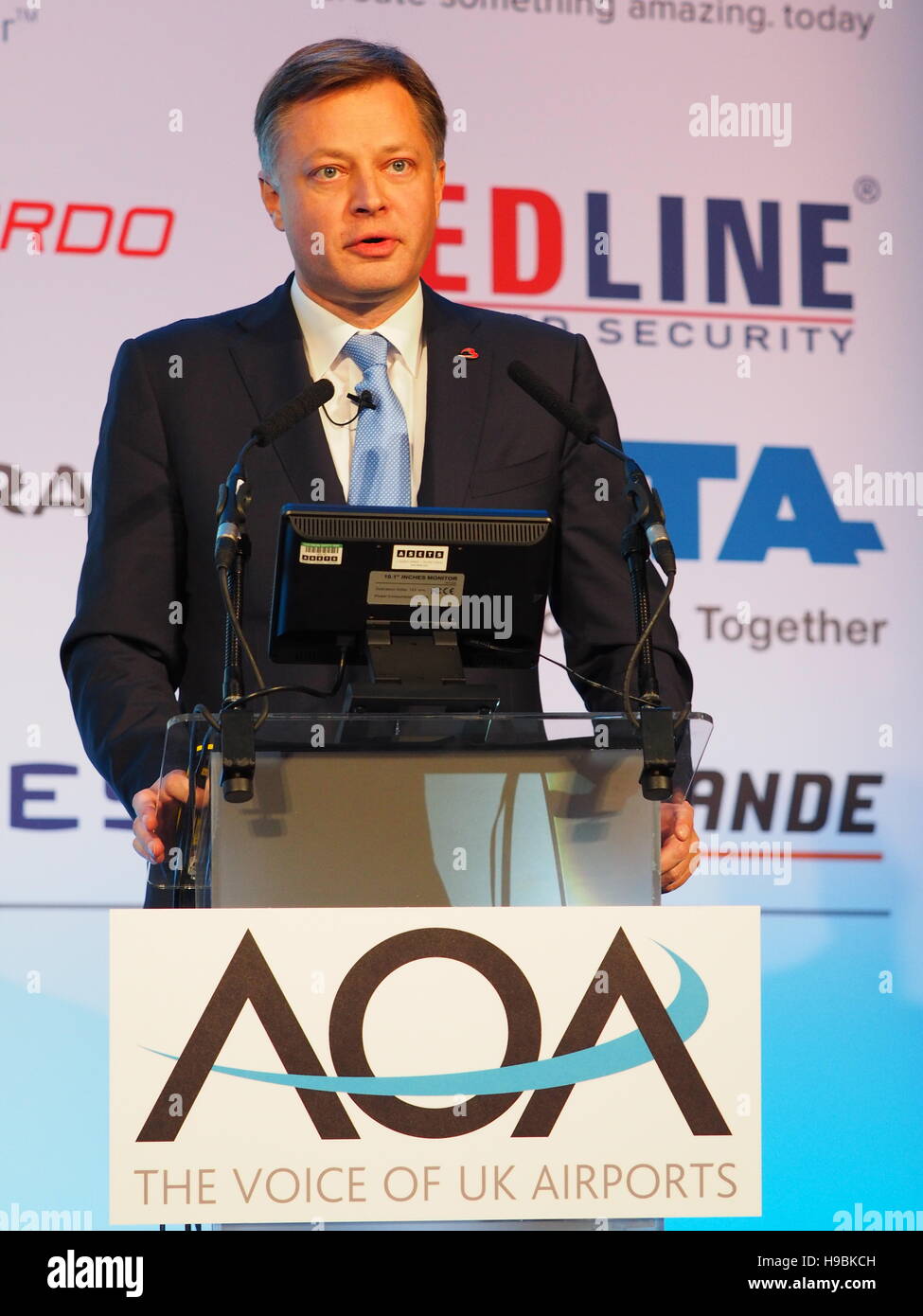 London, UK. 21st Nov, 2016. Airports Operators Association (AOA ...