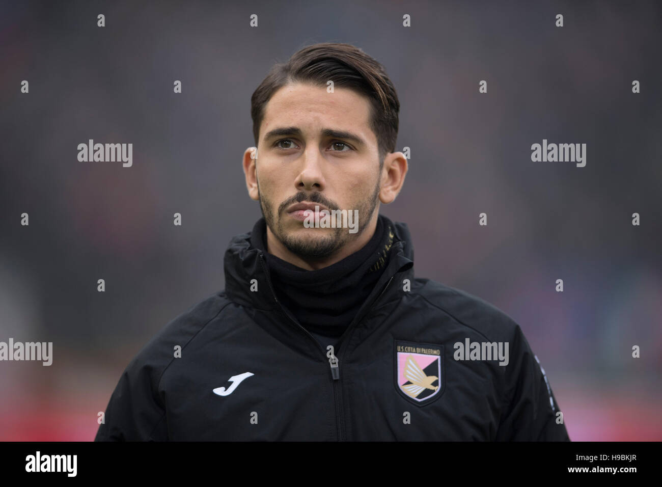 Bologna, Italy. 20th Nov, 2016. Edoardo Goldaniga (Palermo) Football ...