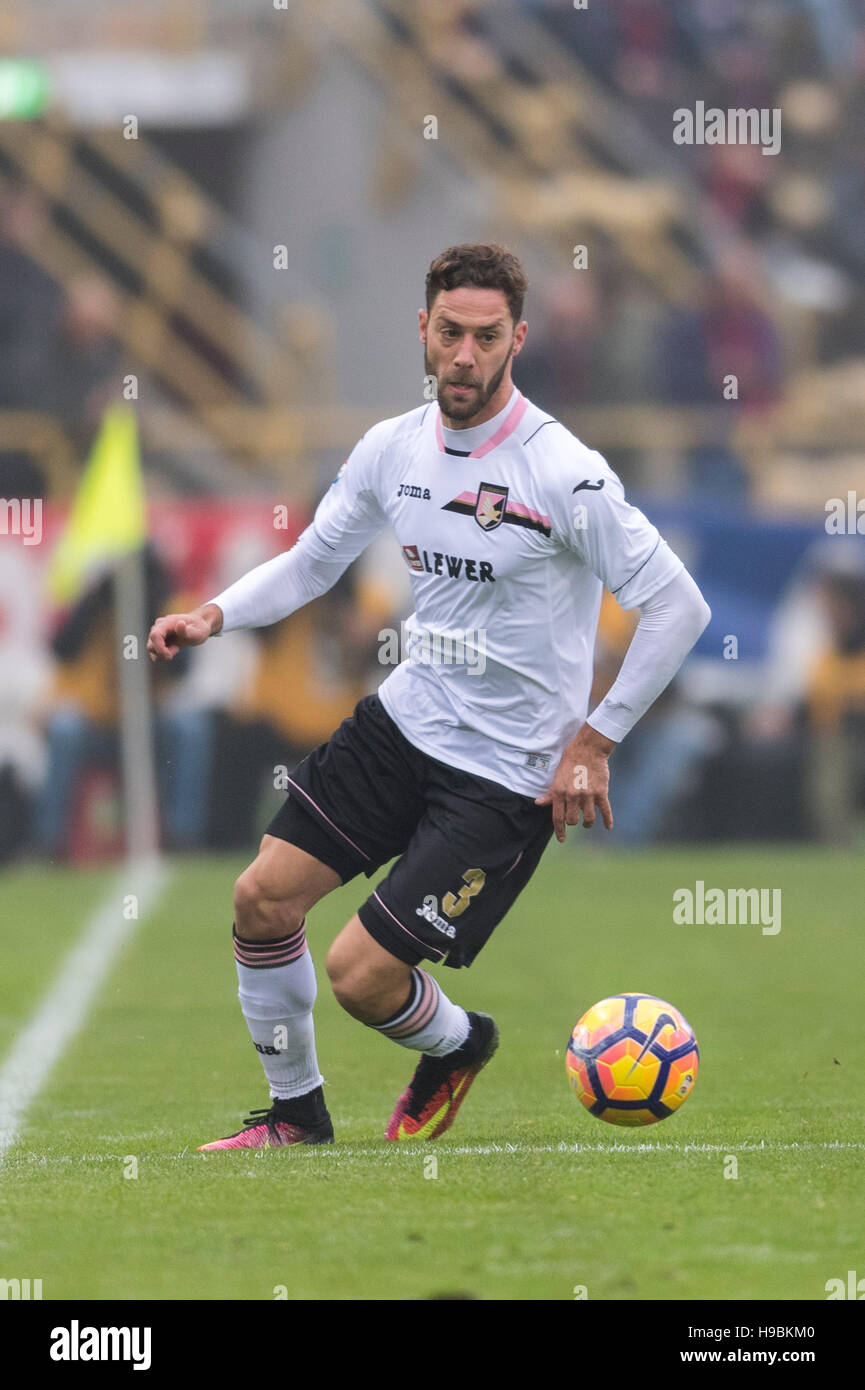 Bologna, Italy. 20th Nov, 2016. Andrea Rispoli (Palermo) Football ...