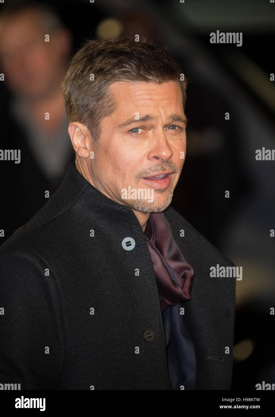 London, UK. 21st Nov, 2016. Brad Pitt attends the UK Premiere of ...