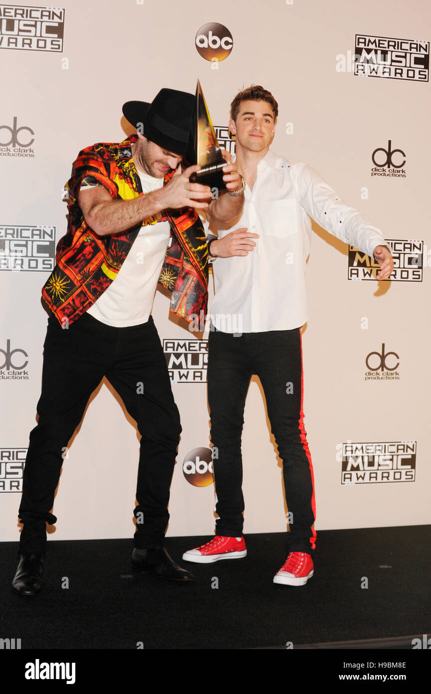 Los Angeles, USA. 20th Nov, 2016. Alex Pall and Andrew Taggart of The ...