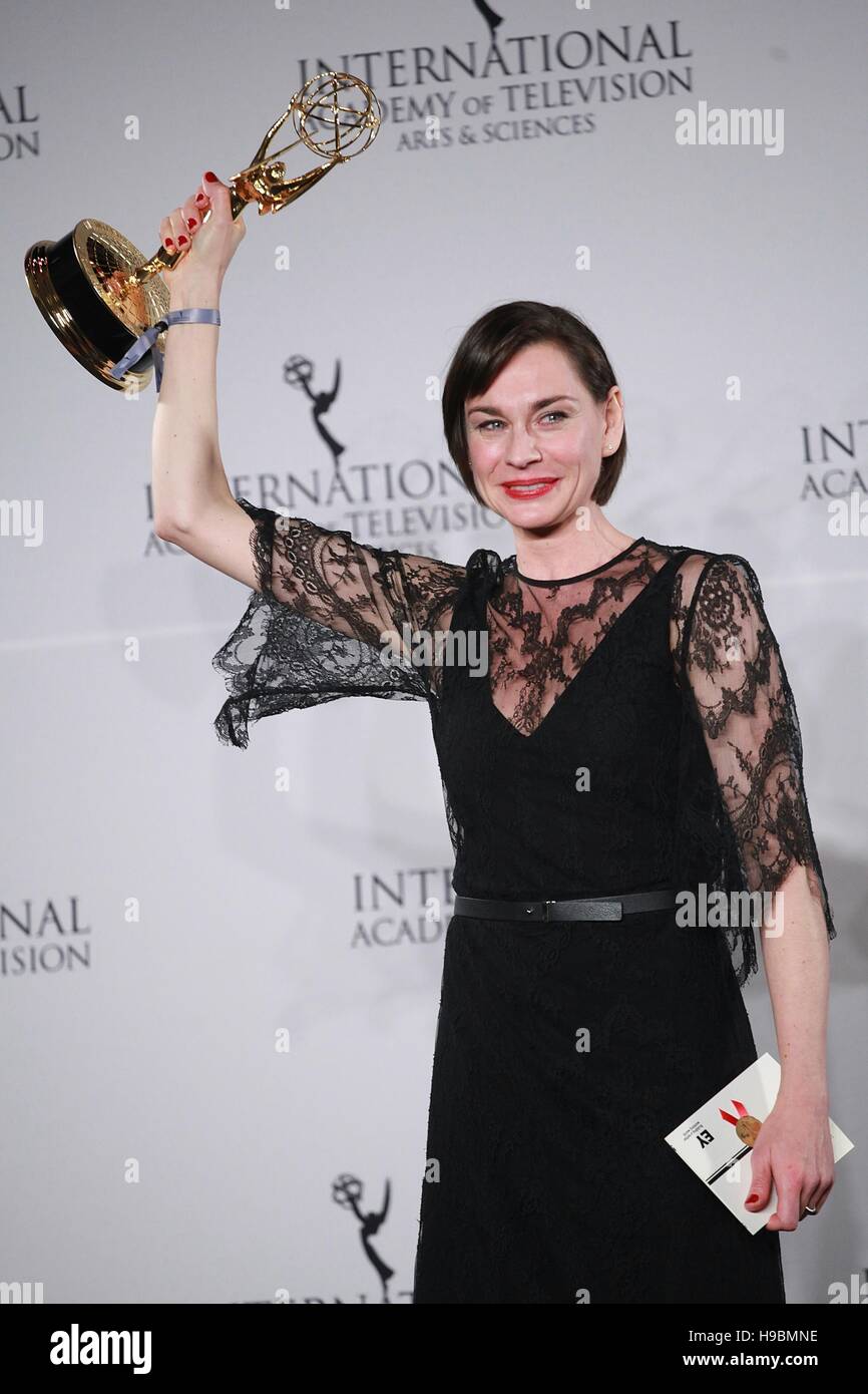 New York, NY, USA. 21st Nov, 2016. Christiane Paul poses with the 'Best ...