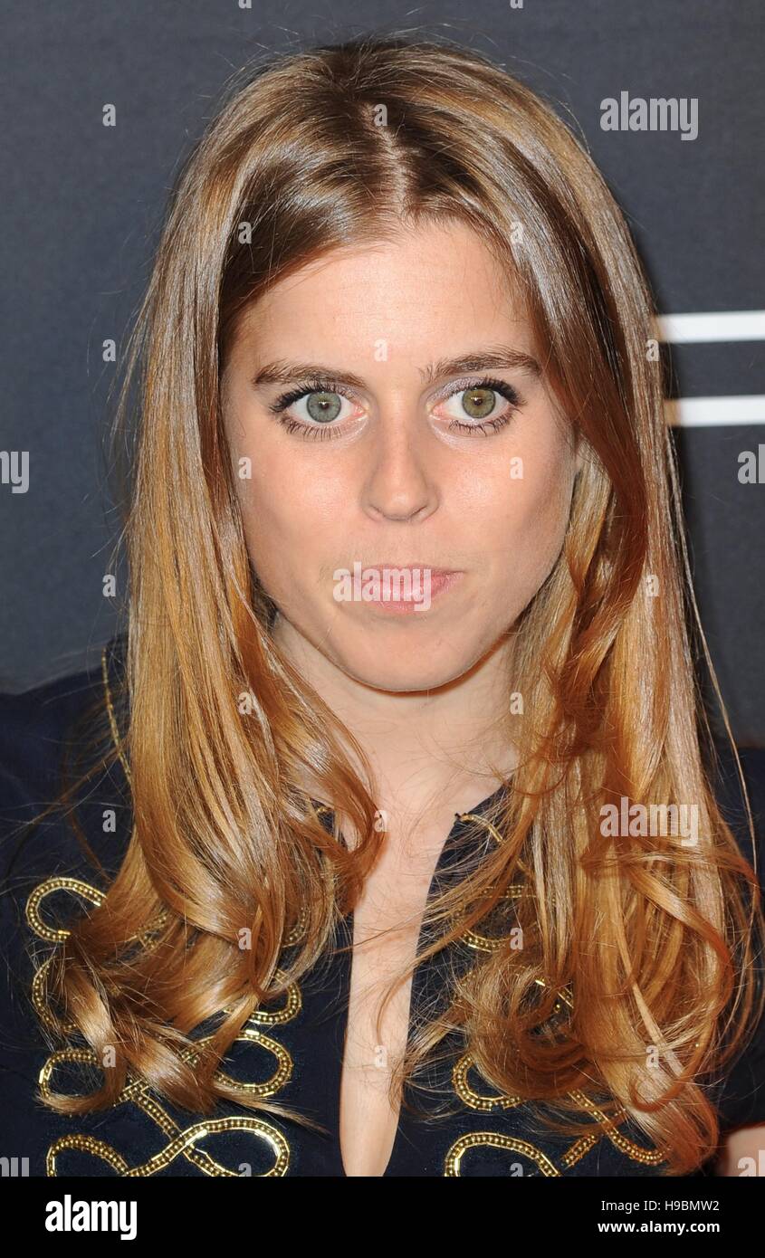 New York, NY, USA. 21st Nov, 2016. Princess Beatrice at arrivals for ...