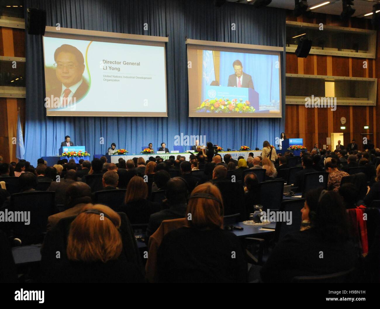 Vienna, Austria. 21st Nov, 2016. The director general of the United ...