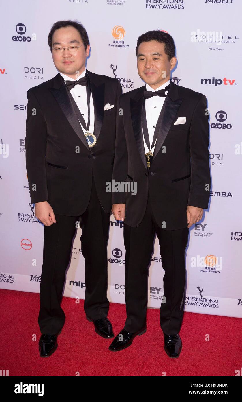 New York, NY, USA. 21st Nov, 2016. Hideki Ono, Hiroshi Konishi at ...