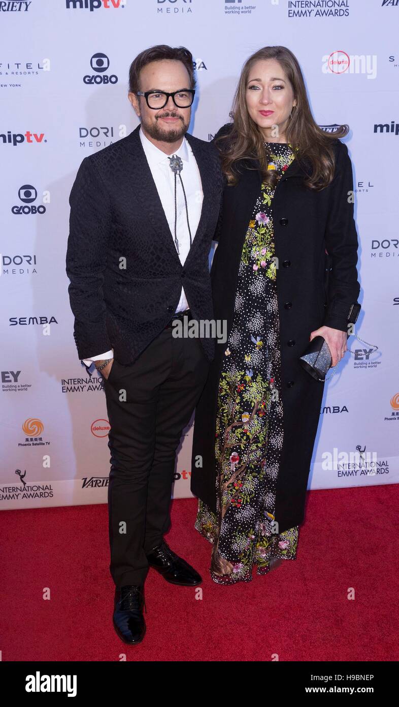 New York, NY, USA. 21st Nov, 2016. Aleks Syntek, guest at Arrivals for ...