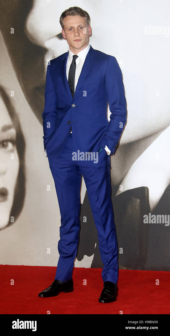 London, UK. 21st Nov, 2016. Josh Dylan attending Allied UK Premiere ...