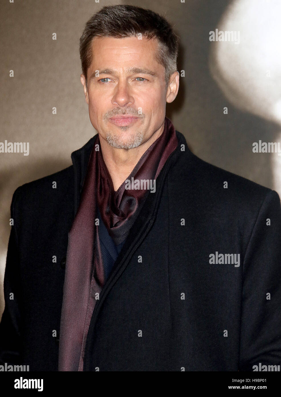 London, UK. 21st Nov, 2016. Brad Pitt attending Allied UK Premiere ...