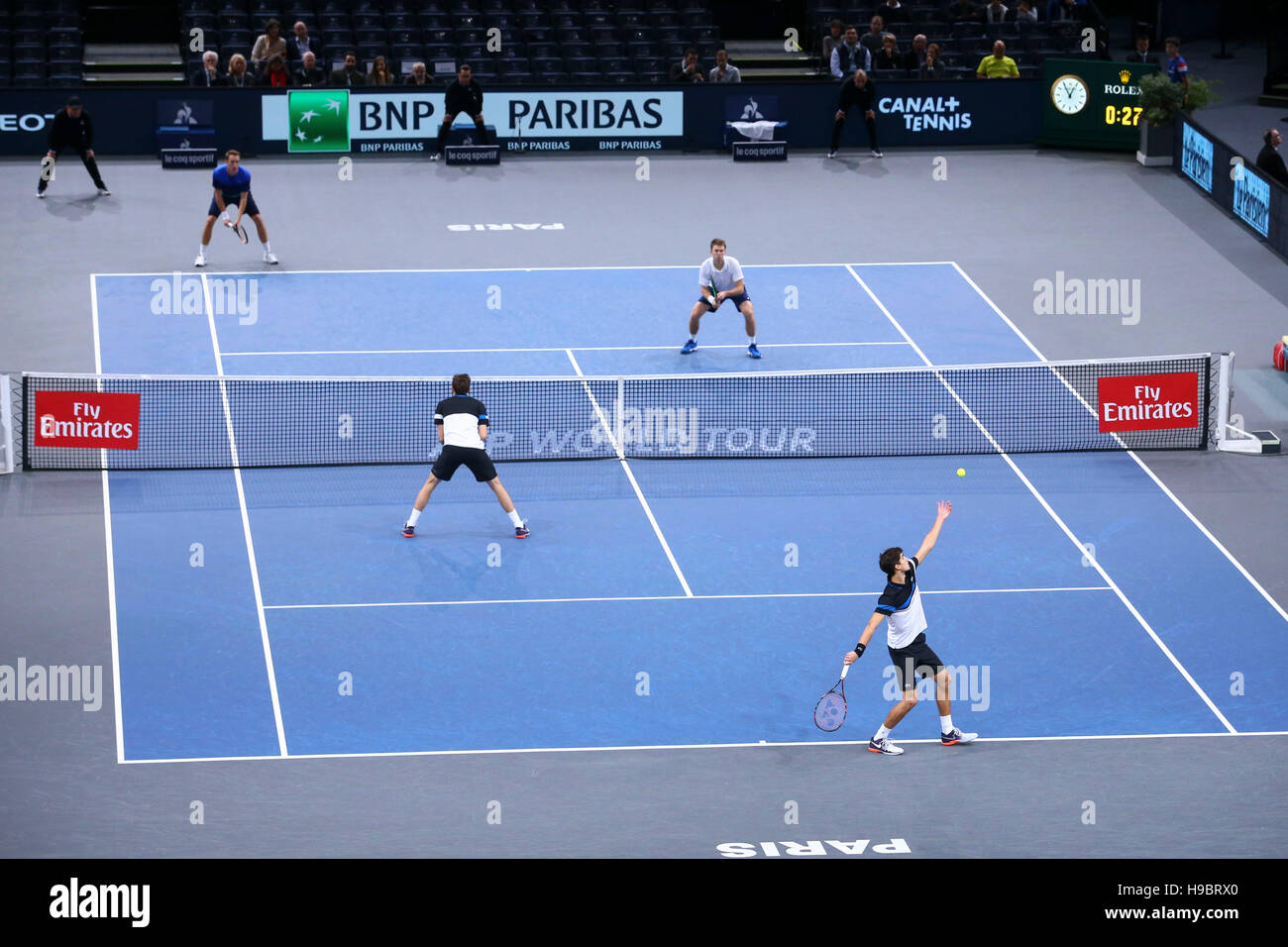 06.11.2016. Paris, France. BNP Paribas Masters Tennis Doubles Final ...