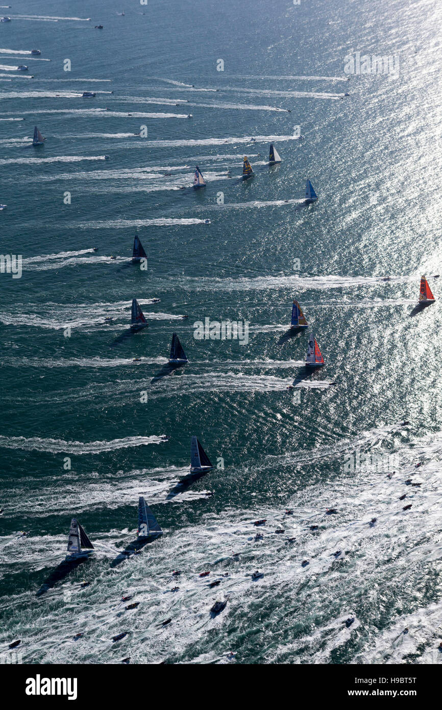 06.11.2016. Les Sables d'Olonne, Vendee, France. The Vendée Globe the ...
