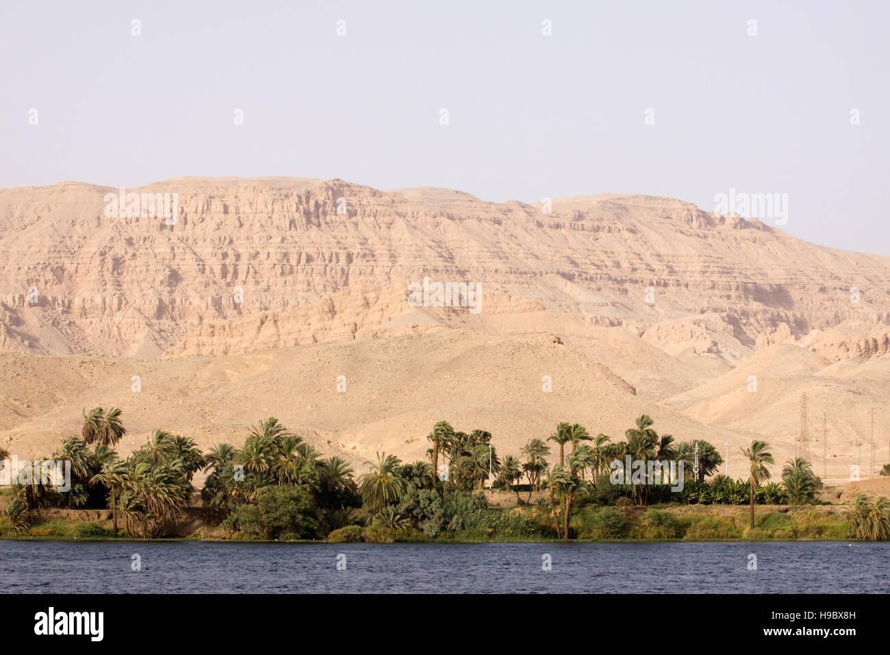 village and nature along the nile river in egypt Stock Photo - Alamy