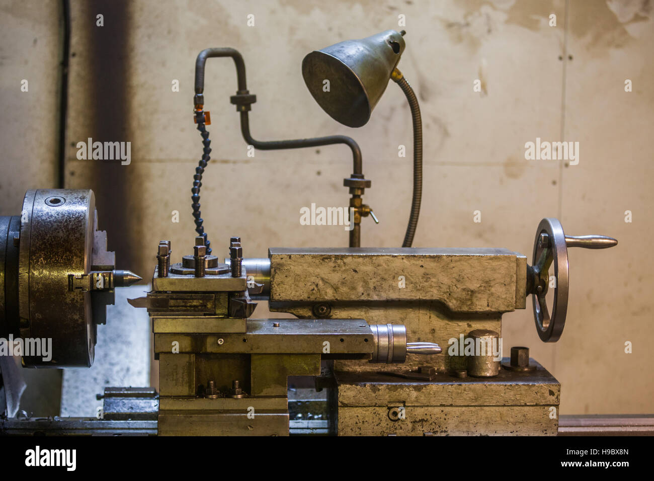 Old lathe hi-res stock photography and images - Alamy