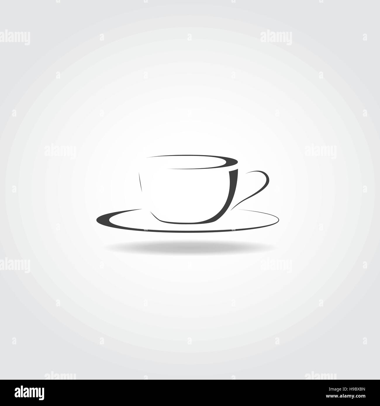 Simple coffee mug concept illustration hi-res stock photography and ...