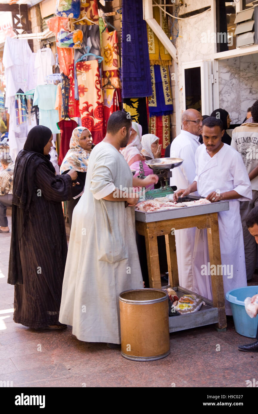 people in aswan egypt during everyday life Stock Photo - Alamy