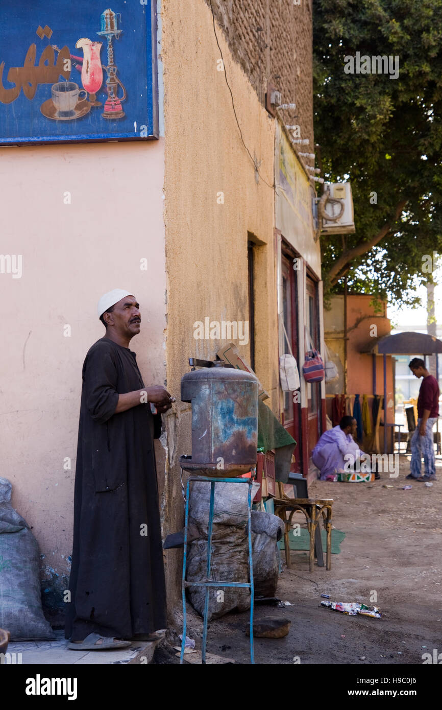 people in aswan egypt during everyday life Stock Photo - Alamy