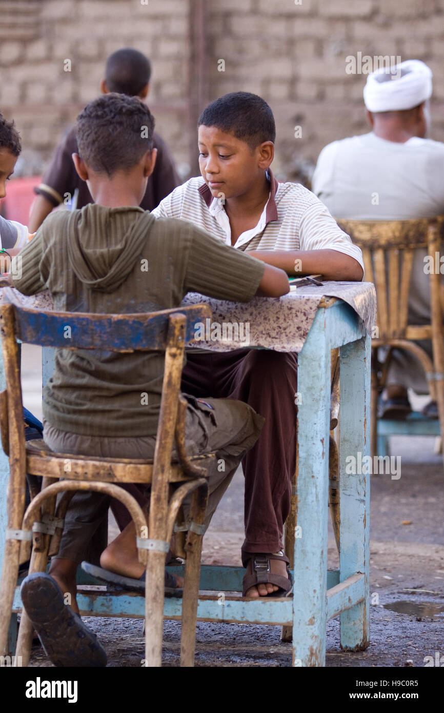 people in aswan egypt during everyday life Stock Photo - Alamy