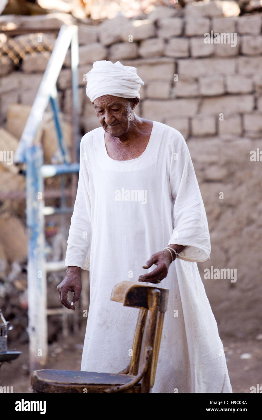 people in aswan egypt during everyday life Stock Photo - Alamy