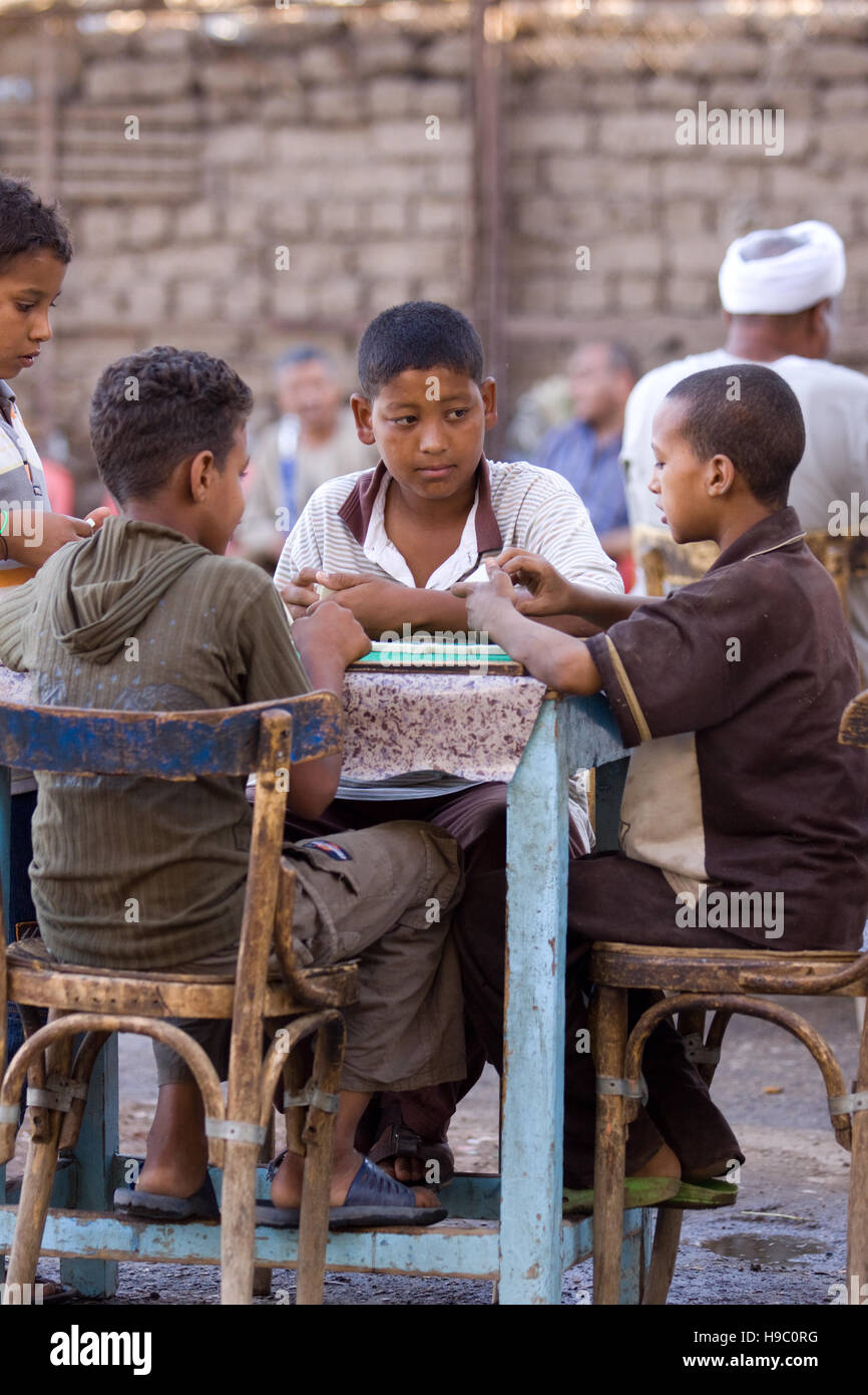 people in aswan egypt during everyday life Stock Photo - Alamy