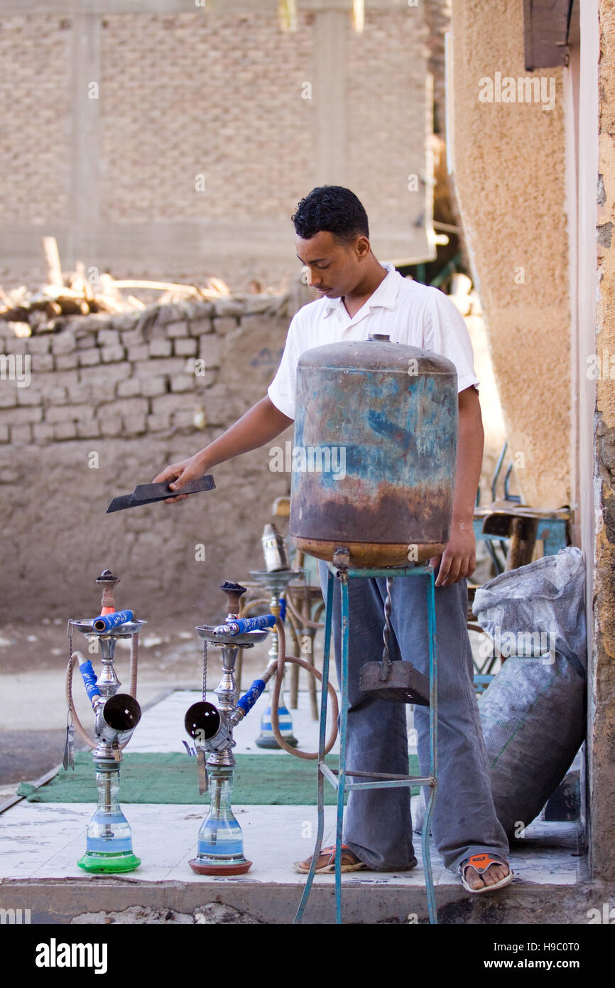 people in aswan egypt during everyday life Stock Photo - Alamy
