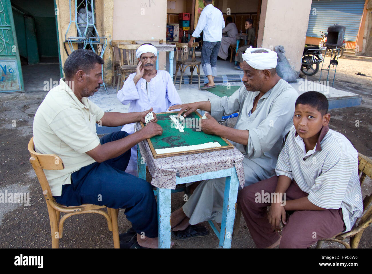people in aswan egypt during everyday life Stock Photo - Alamy