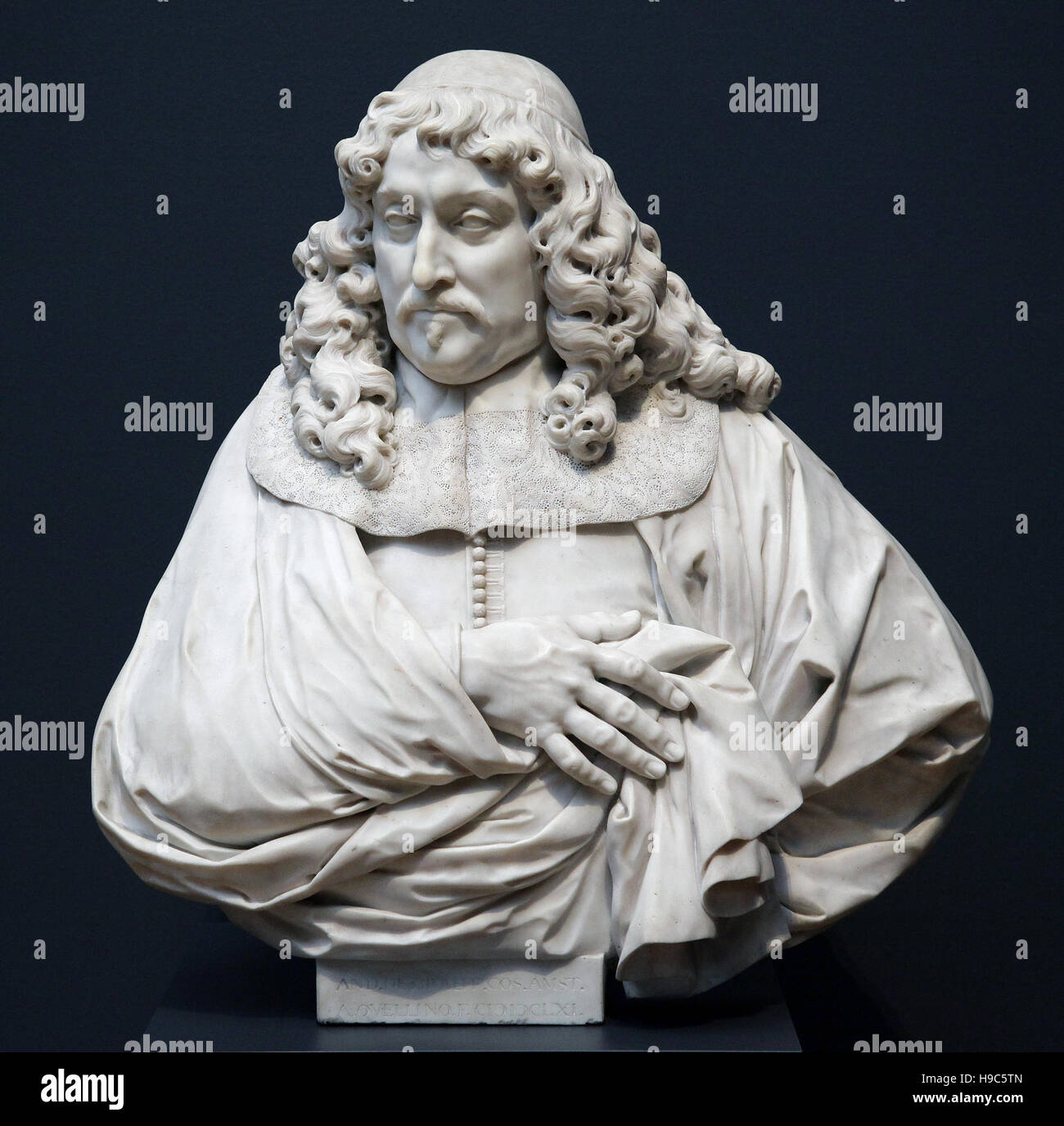 Portait of Andries de Graeff 1661 by Artus Quellinus 1609-1668 Stock ...