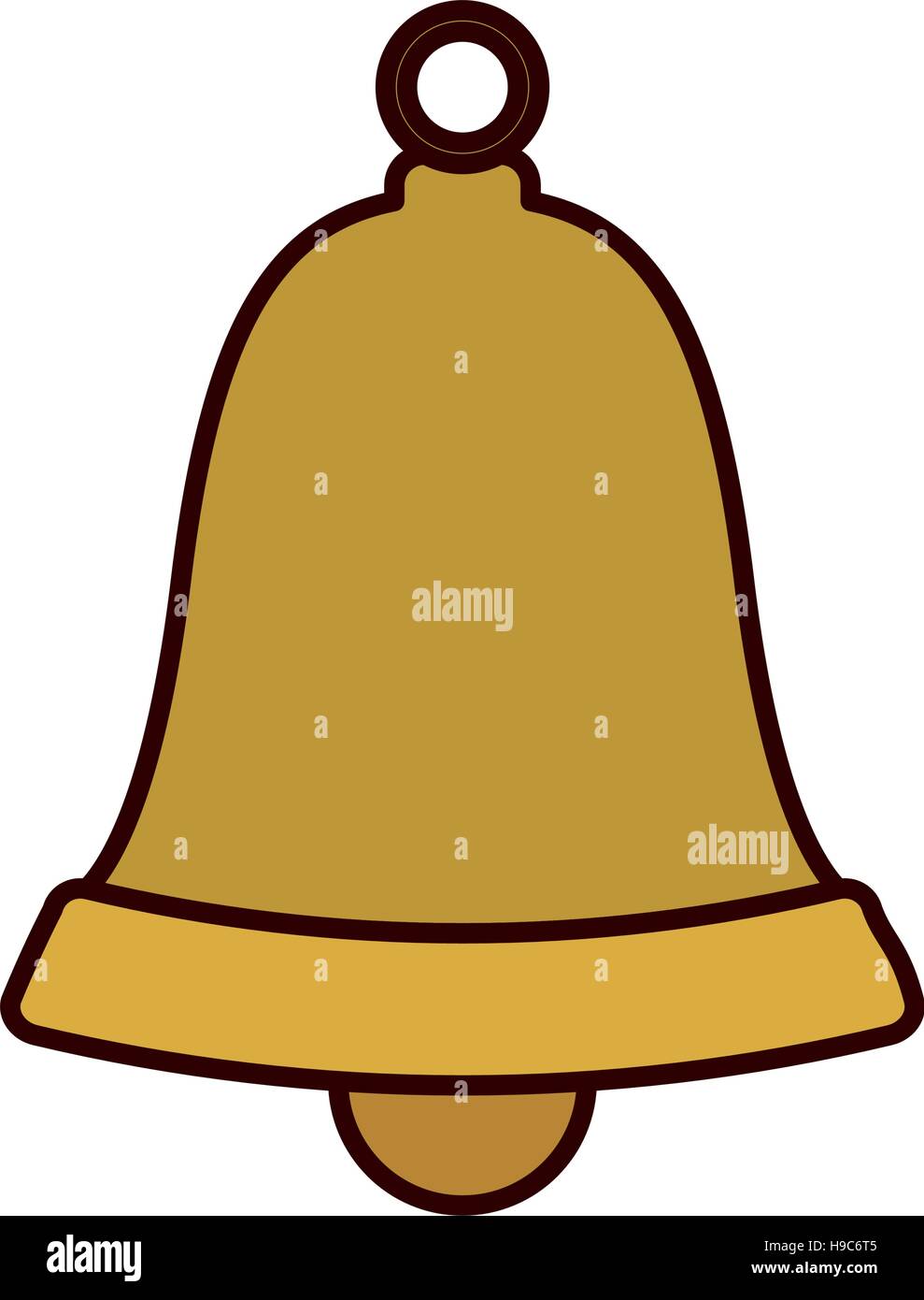 bell figure in gold color Stock Vector Image & Art - Alamy