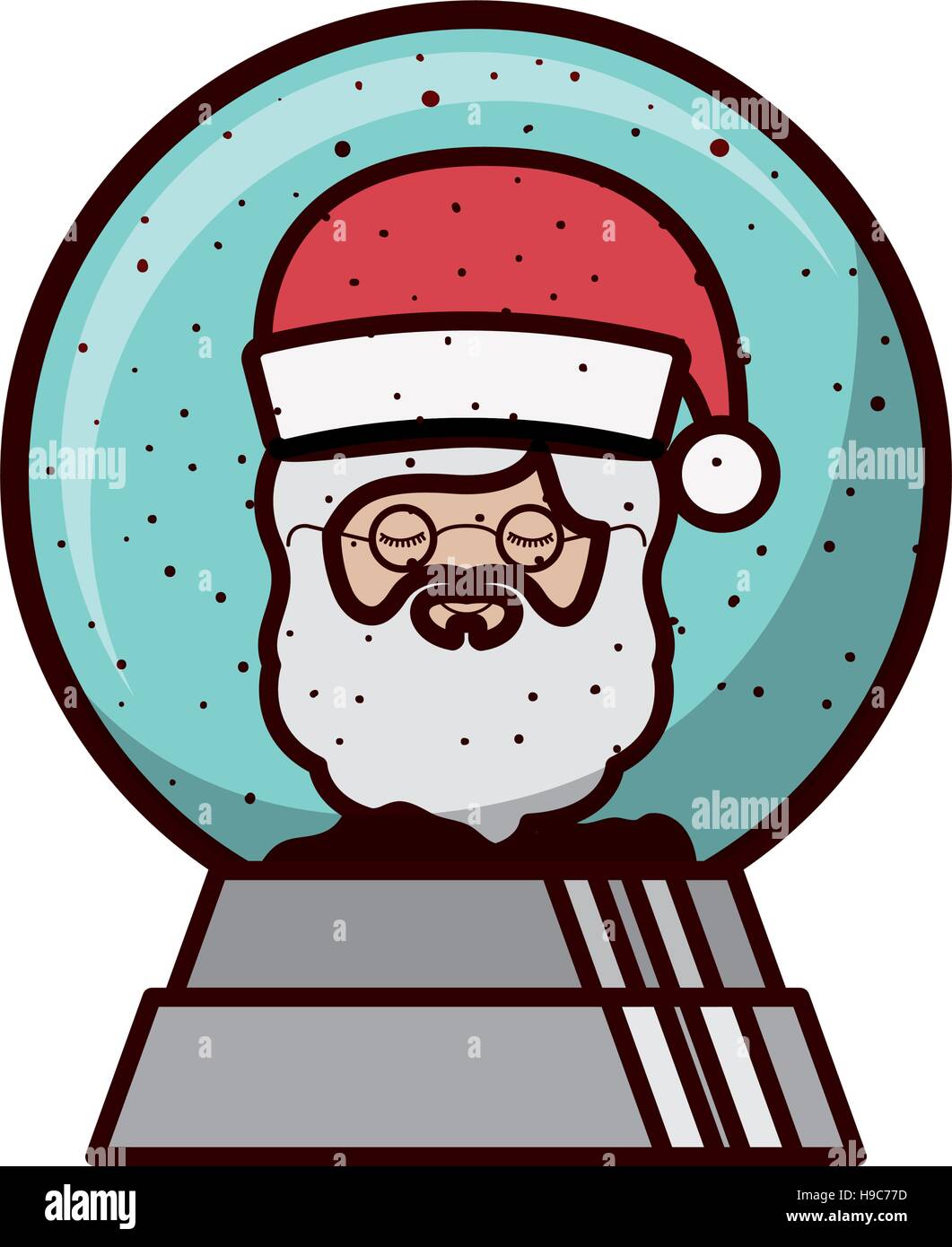 Red christmas ball eyes Stock Vector Images - Alamy