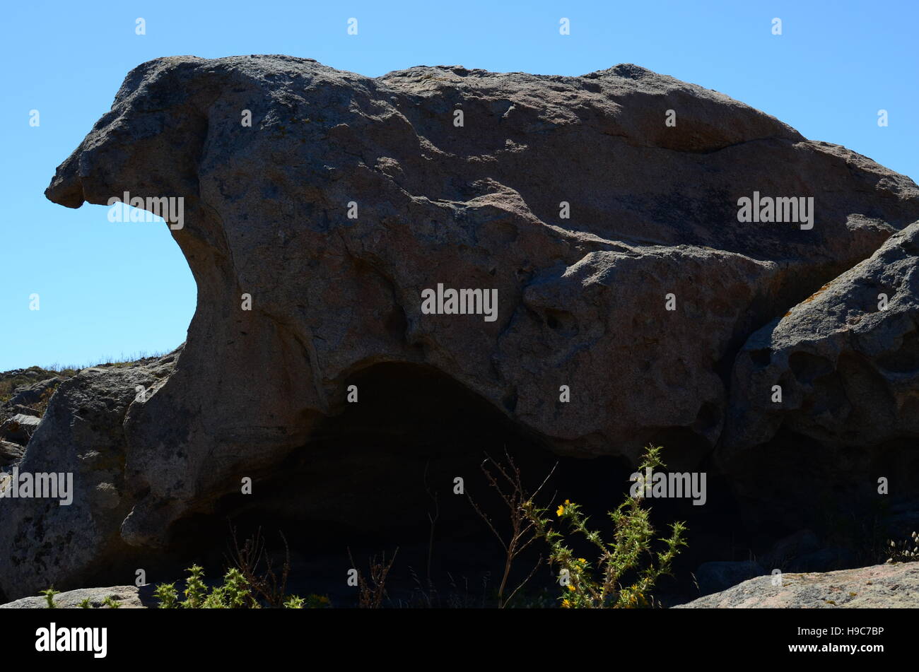Image of abstract rock shape Stock Photo - Alamy
